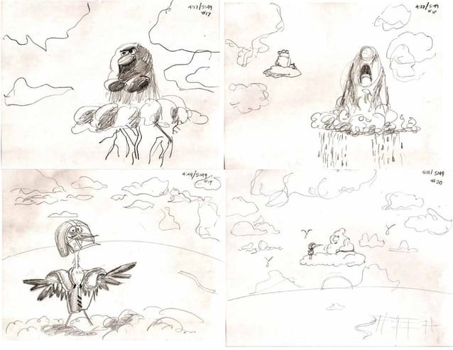 Partly Cloudy Pixar Short Film - Reverse Storyboard | PPT