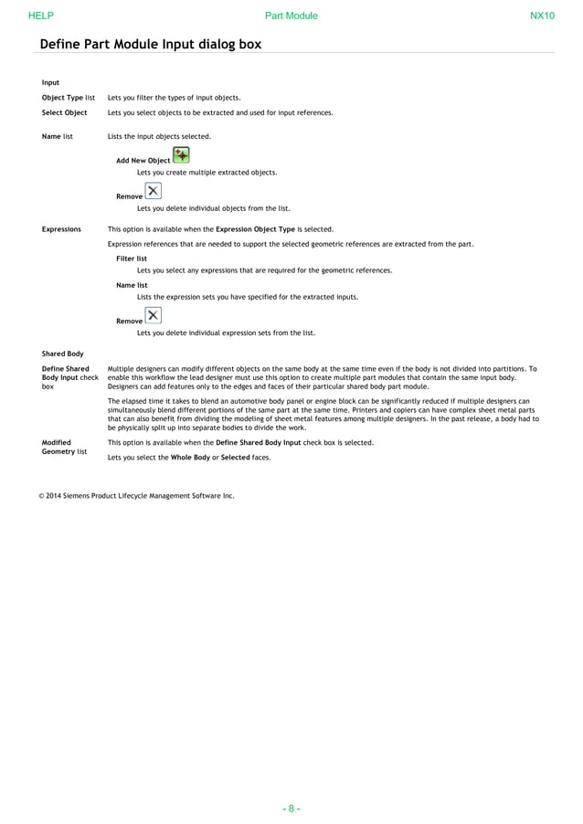 Part modules help(nx10)_12345678 | PDF | Computing | Technology & Computing