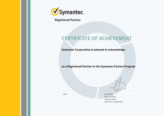 Symantec Registered Partner Logo