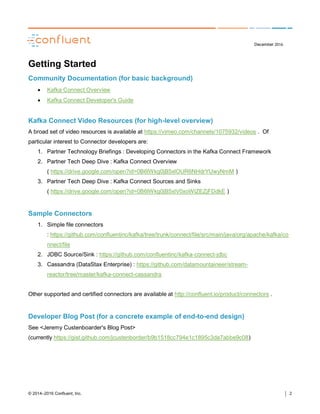 Partner Development Guide for Kafka Connect | PDF