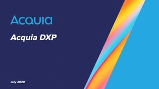 Introducing Acquia’s DXP Vision, Strategy, Renaming, and Repackaging | PPT
