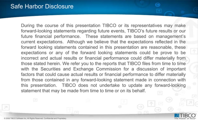 Partner event tibco patterns 2011-10-12 | PPT