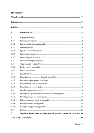 Thesis Partnergeweld | PDF | Free Download