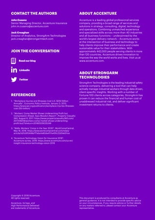 Accenture: Partnering to Protect the Industrial Athlete | PDF