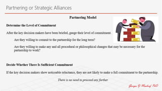 Partnering and Strategic Alliances | PPTX