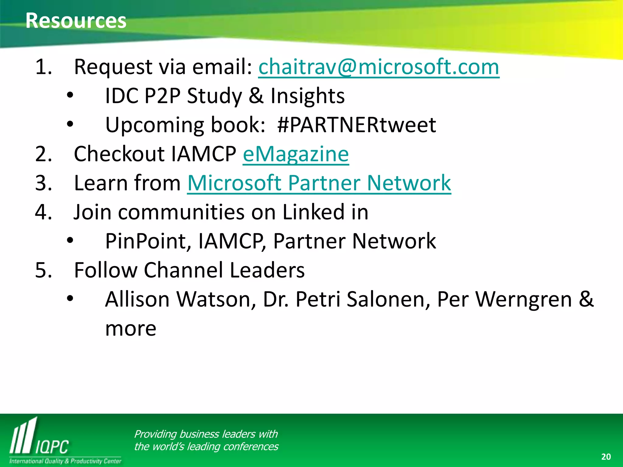Partnering Maturity Model | PPTX