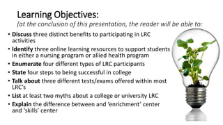 Partnering With Your LRC | PPT