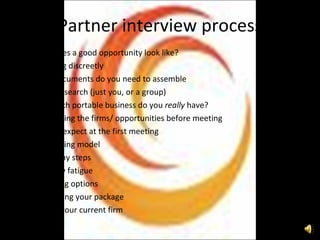 Partner Interview Prep | PPT