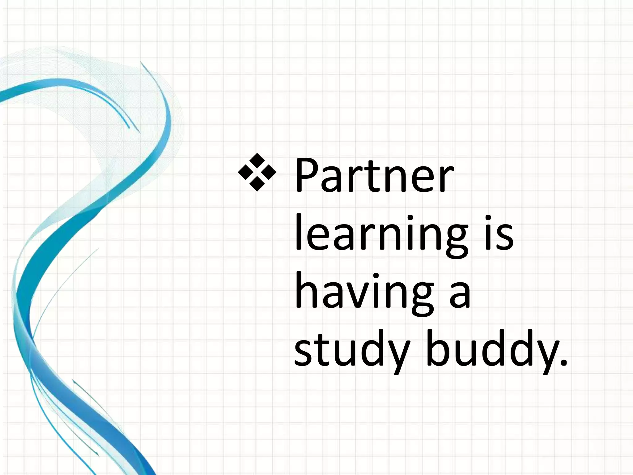 Partner learning | PPTX