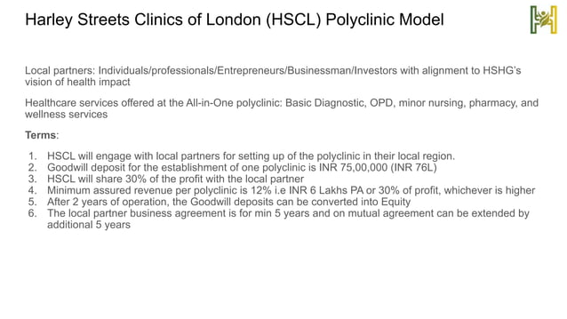 Partner Led Model of HSHG India - A Intro | PPT