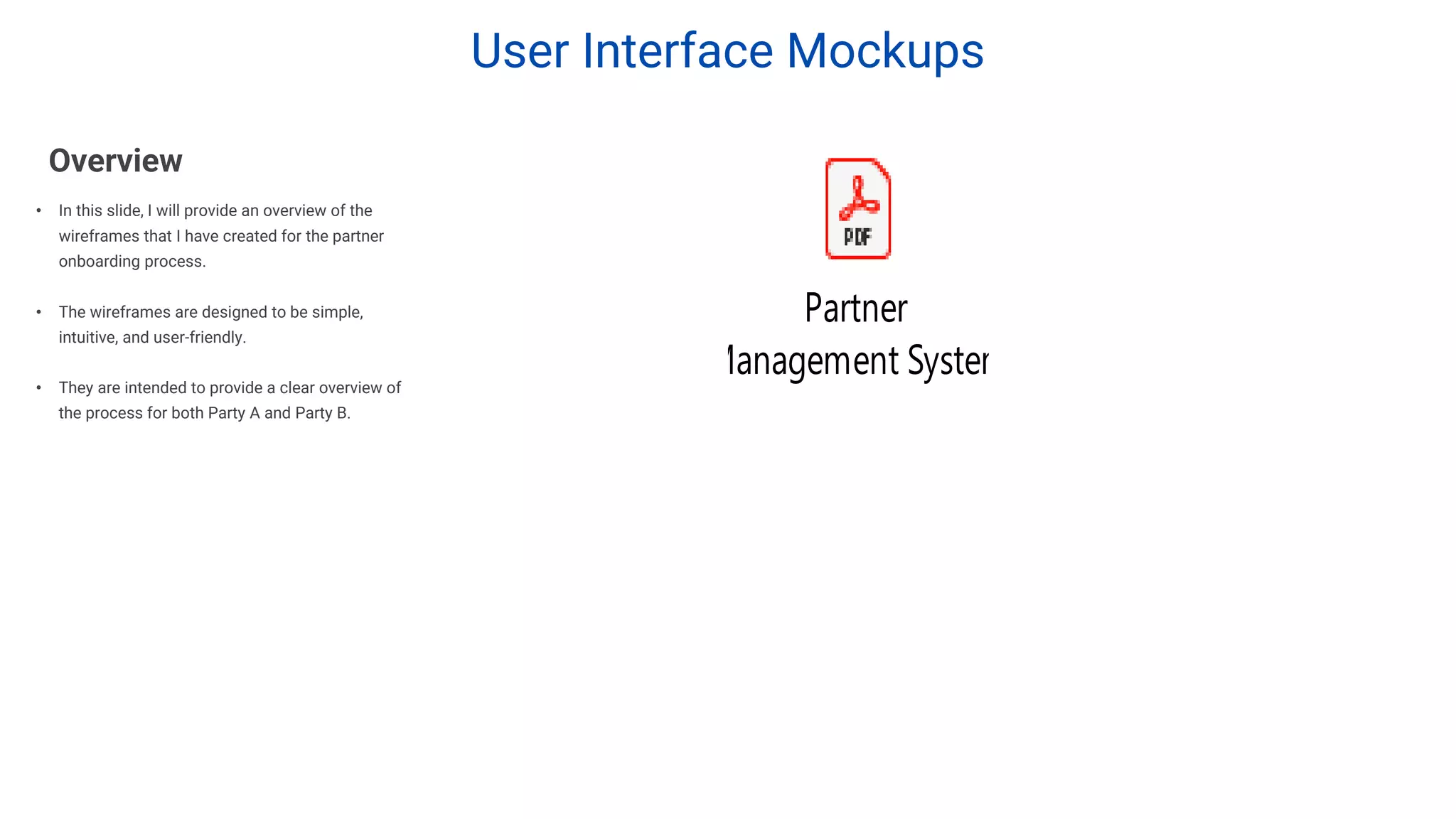 Partner Management System Solution | PPTX