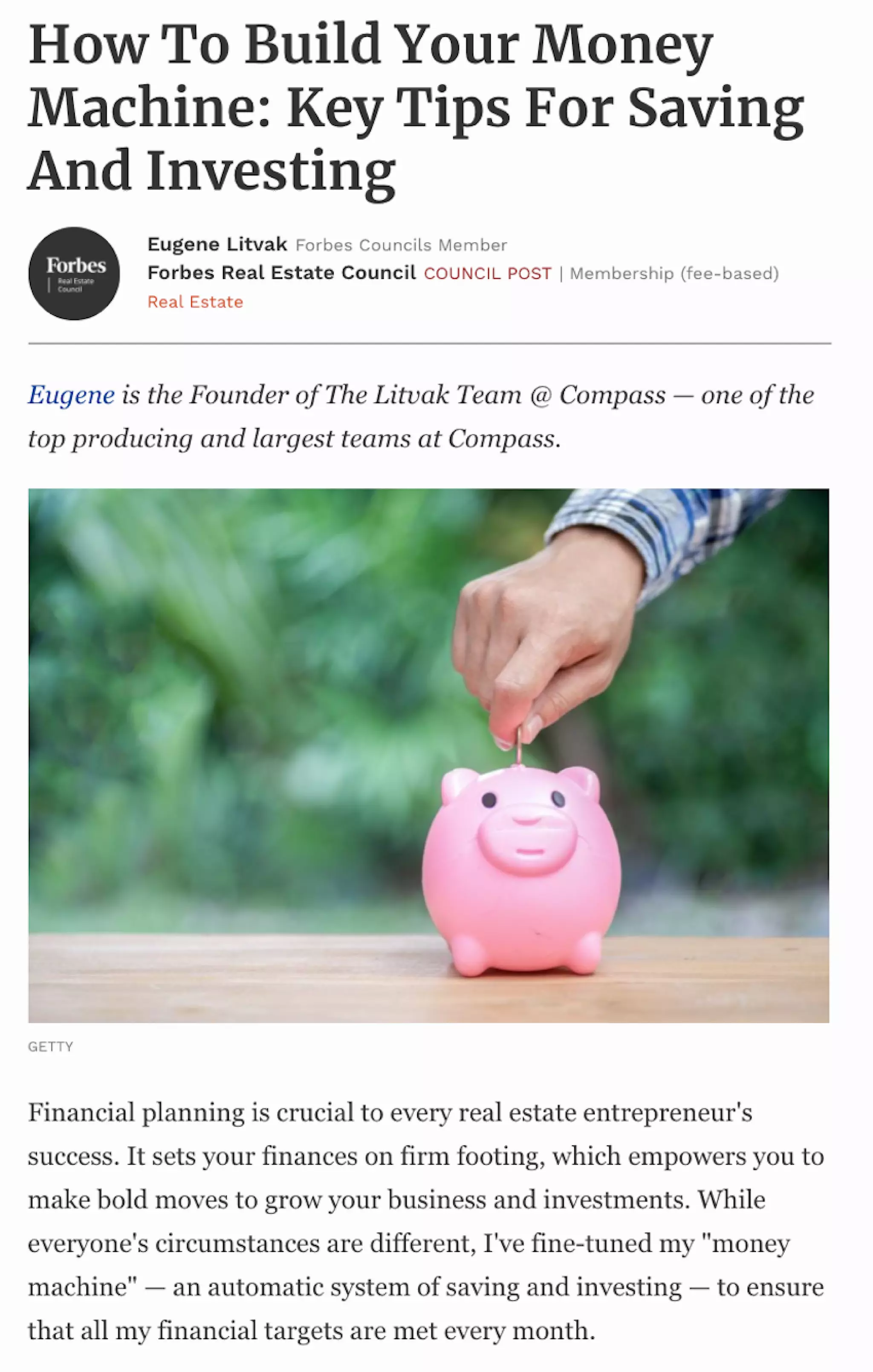 How to build you money machine: Key tips for saving and investing | PDF