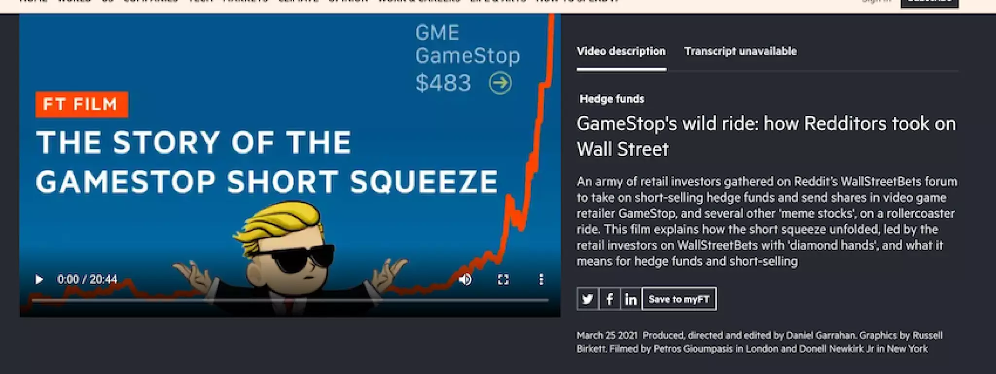 The Story of the Gamestop Short Squeeze | PDF
