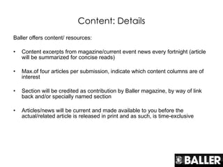 Baller Partnership Affiliates Deck | PPT | Marketing and Advertising ...