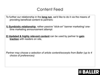 Baller Partnership Affiliates Deck | PPT | Marketing and Advertising ...