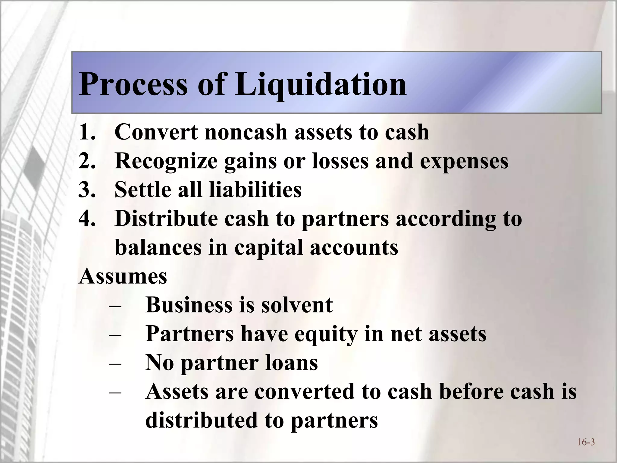 Partnership - Liquidation.ppt