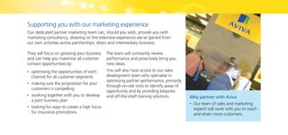 partnership-proposal-brochure of aviva insurance | PDF