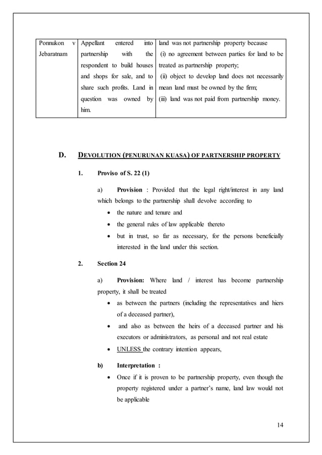 Underlying principles governing relationship between partners | DOCX