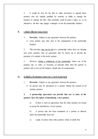 Underlying principles governing relationship between partners | DOCX
