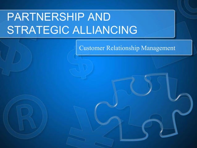 Partnership strategic-alliance | PPTX
