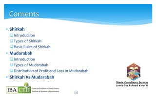 Partnership in Shariah Perspective | PPTX