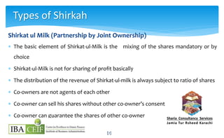 Partnership in Shariah Perspective | PPTX