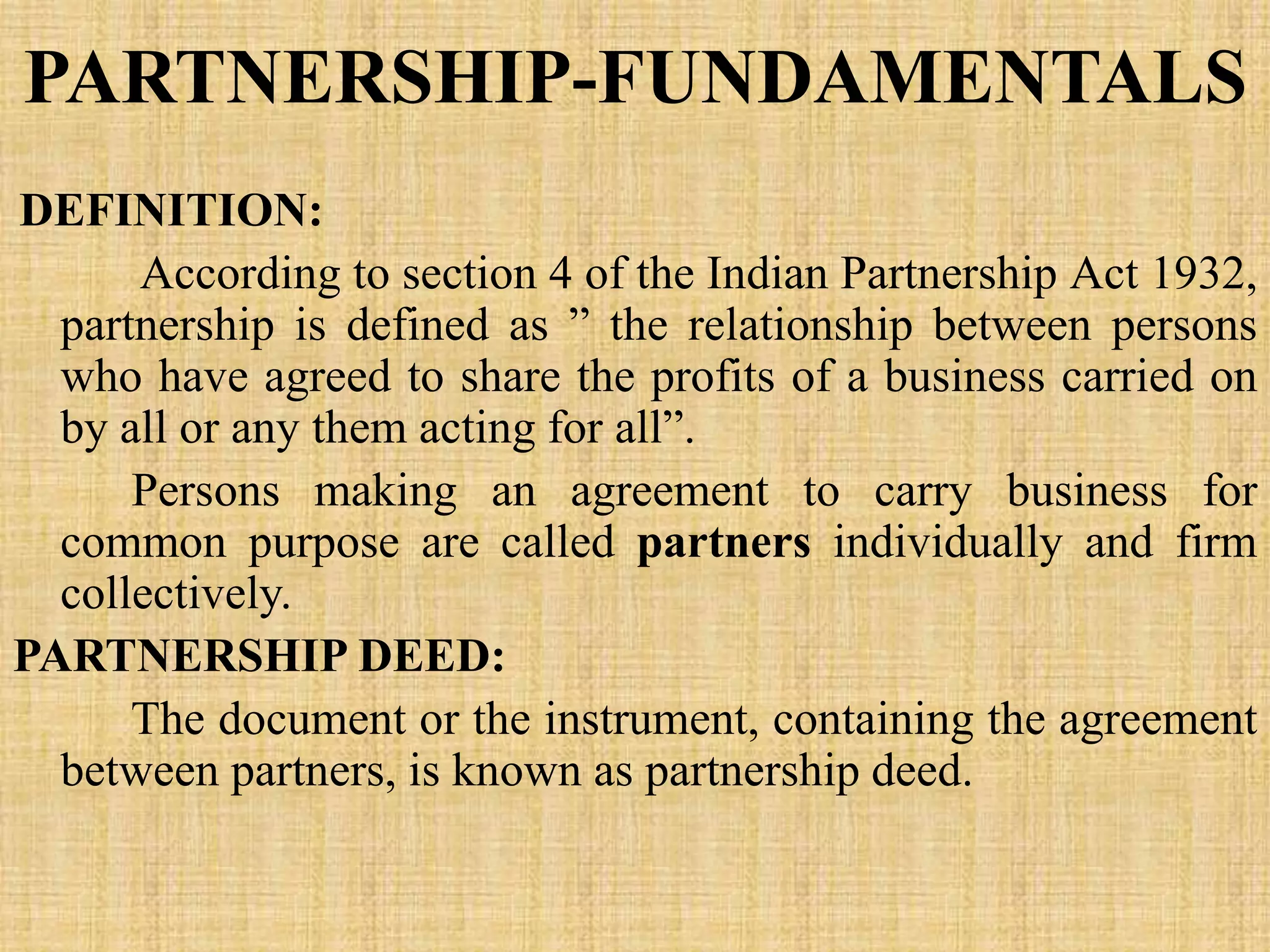 Partnership accounting | PPTX