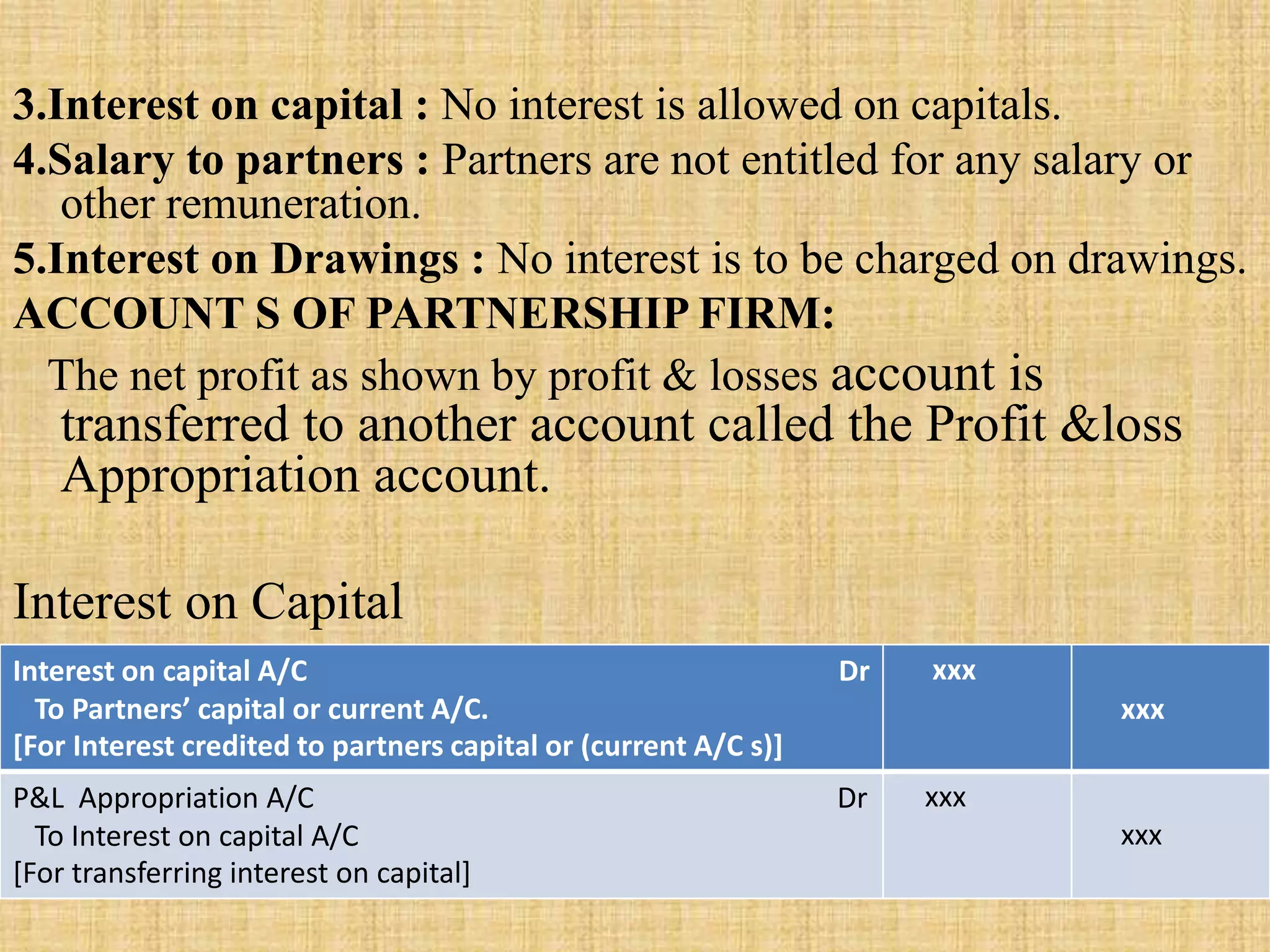 Partnership accounting | PPTX