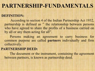 Partnership accounting | PPTX