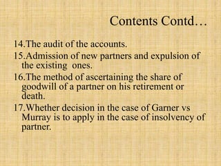 Partnership accounting | PPTX