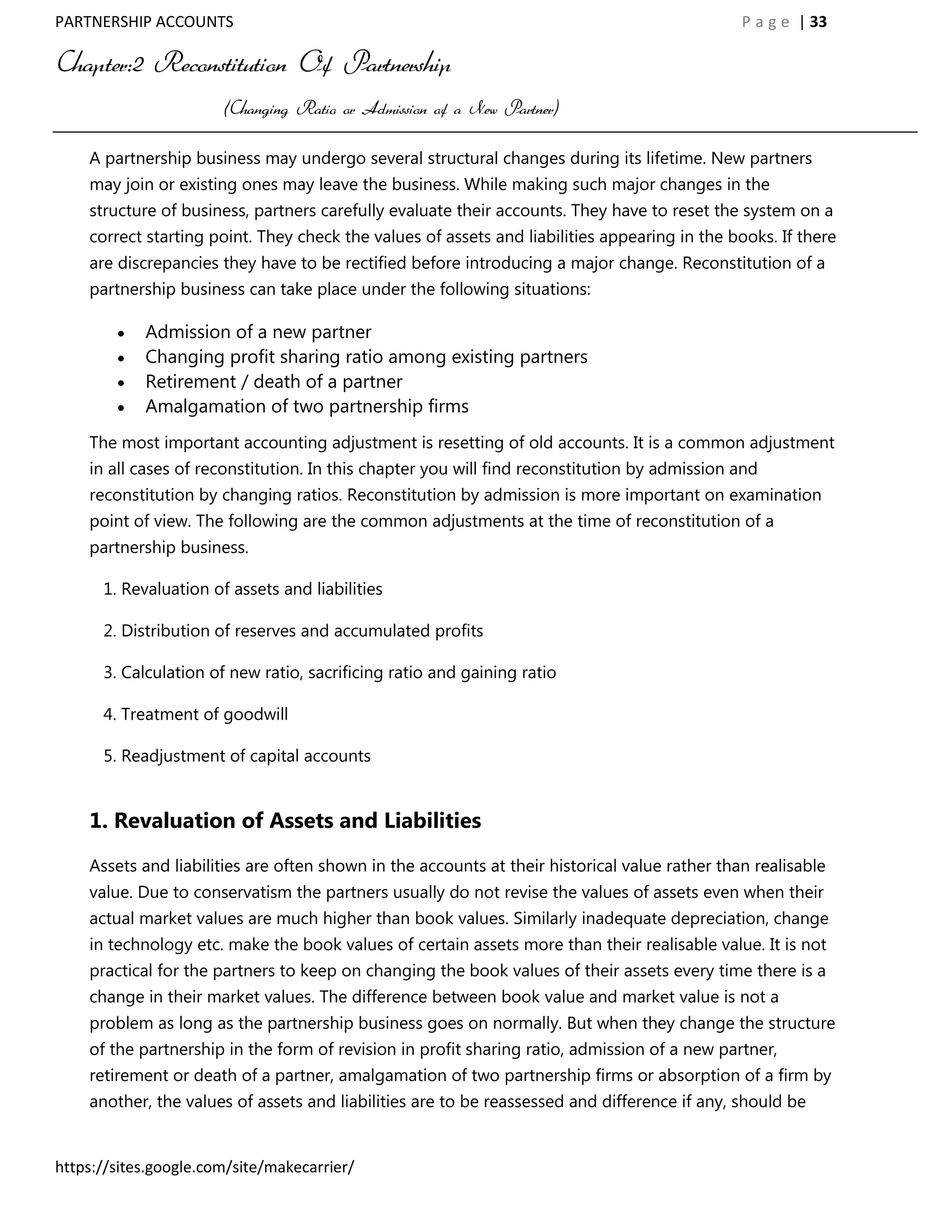 Partnership accounts | PDF