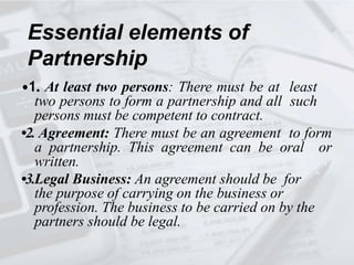 Partnership accounts | PPTX