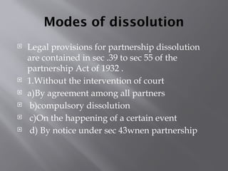 Partnership ACCOUNTS Unit-4 (1).pptx dissolution of a firm | PPT