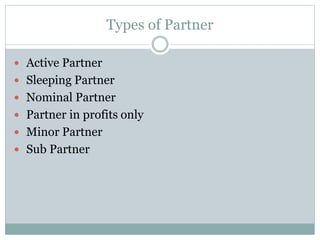 Partnership act, 1932 | PPTX | Marriage and Civil Unions | Family and ...