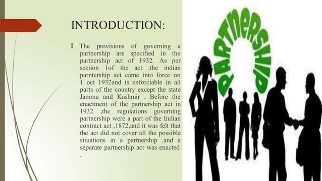 PARTNERSHIP ACT 1932/ Types of Partner | PPT