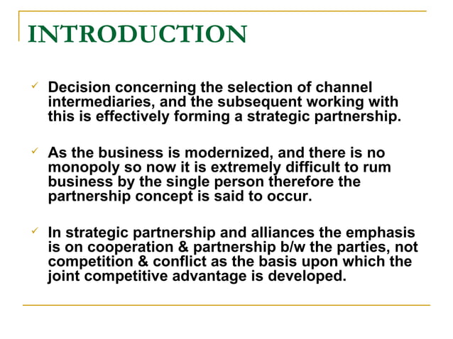 Partnership & allience | PPT