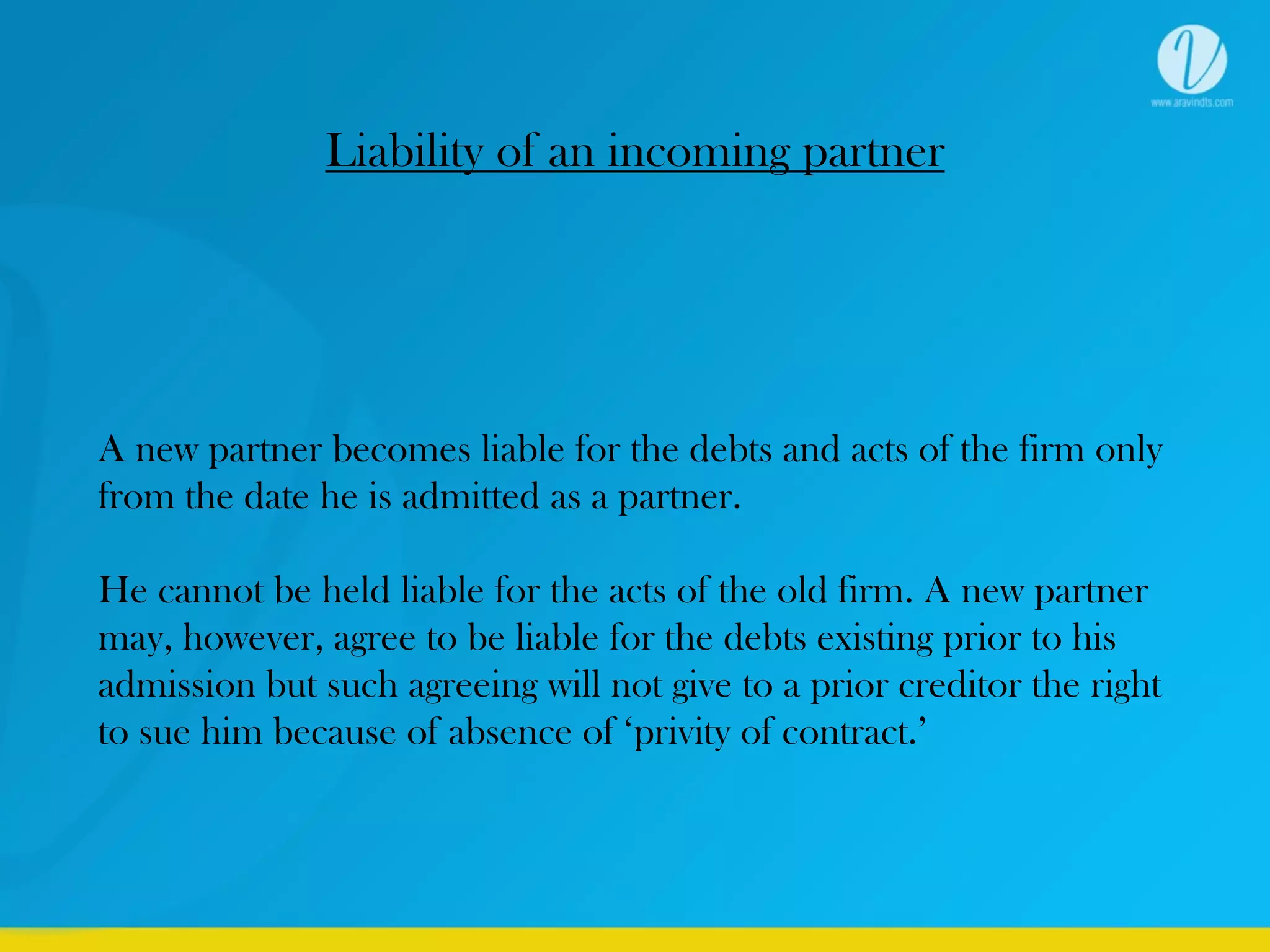 Indian Partnership Act 1932 | PDF