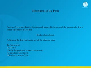 Partnership Act 1932 | PDF