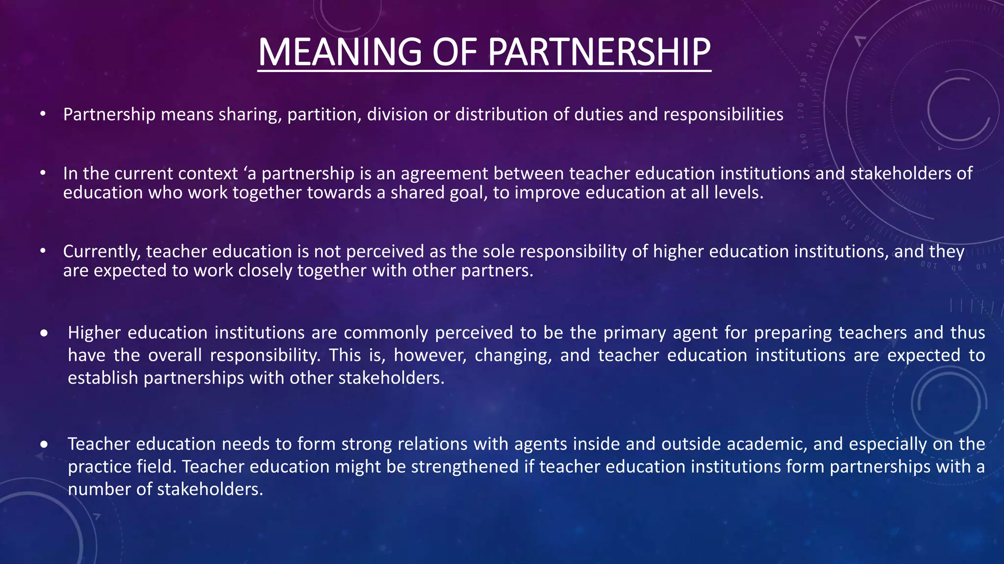 Partnership between tei and ngo | PPT