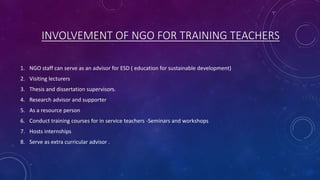Partnership between tei and ngo | PPTX