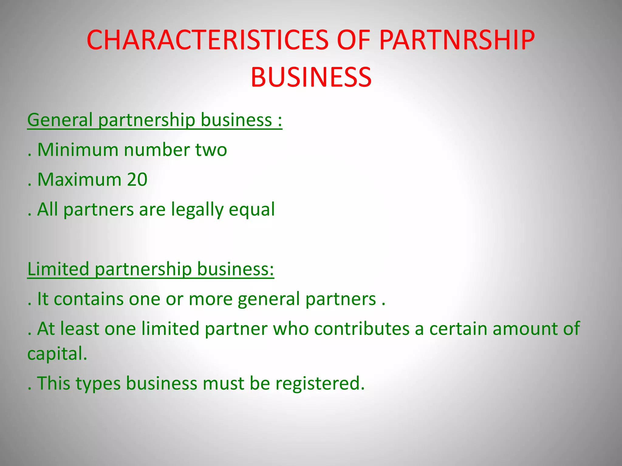 Partnership business | PPTX