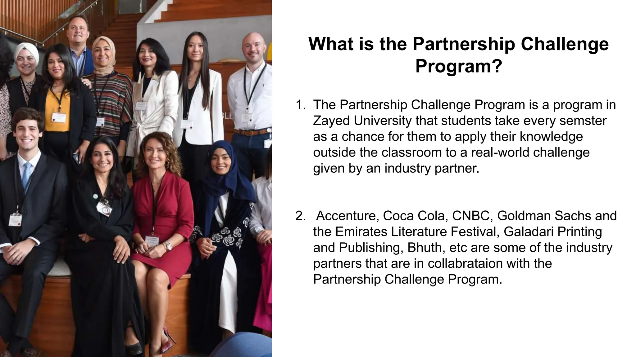 Reflection on Partner Challenge Program. | PPT