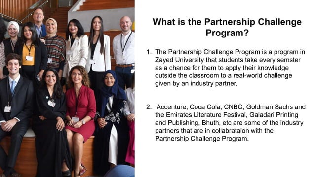 Reflection on Partner Challenge Program. | PPT