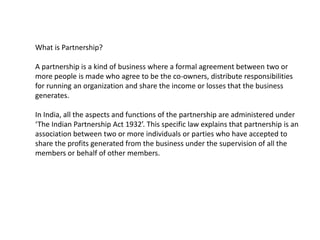 Know About the Four Types of Partnership Firm And Its Partner in India ...