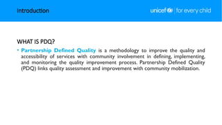 Partnership Defined Quality (PDQ) Health | PPTX