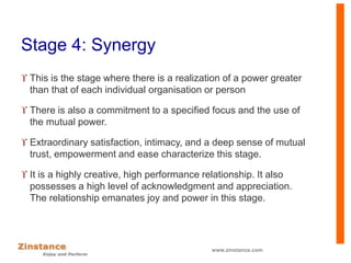 Partnership development: An overview of Stages and Essential behaviors ...