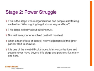 Partnership development: An overview of Stages and Essential behaviors ...