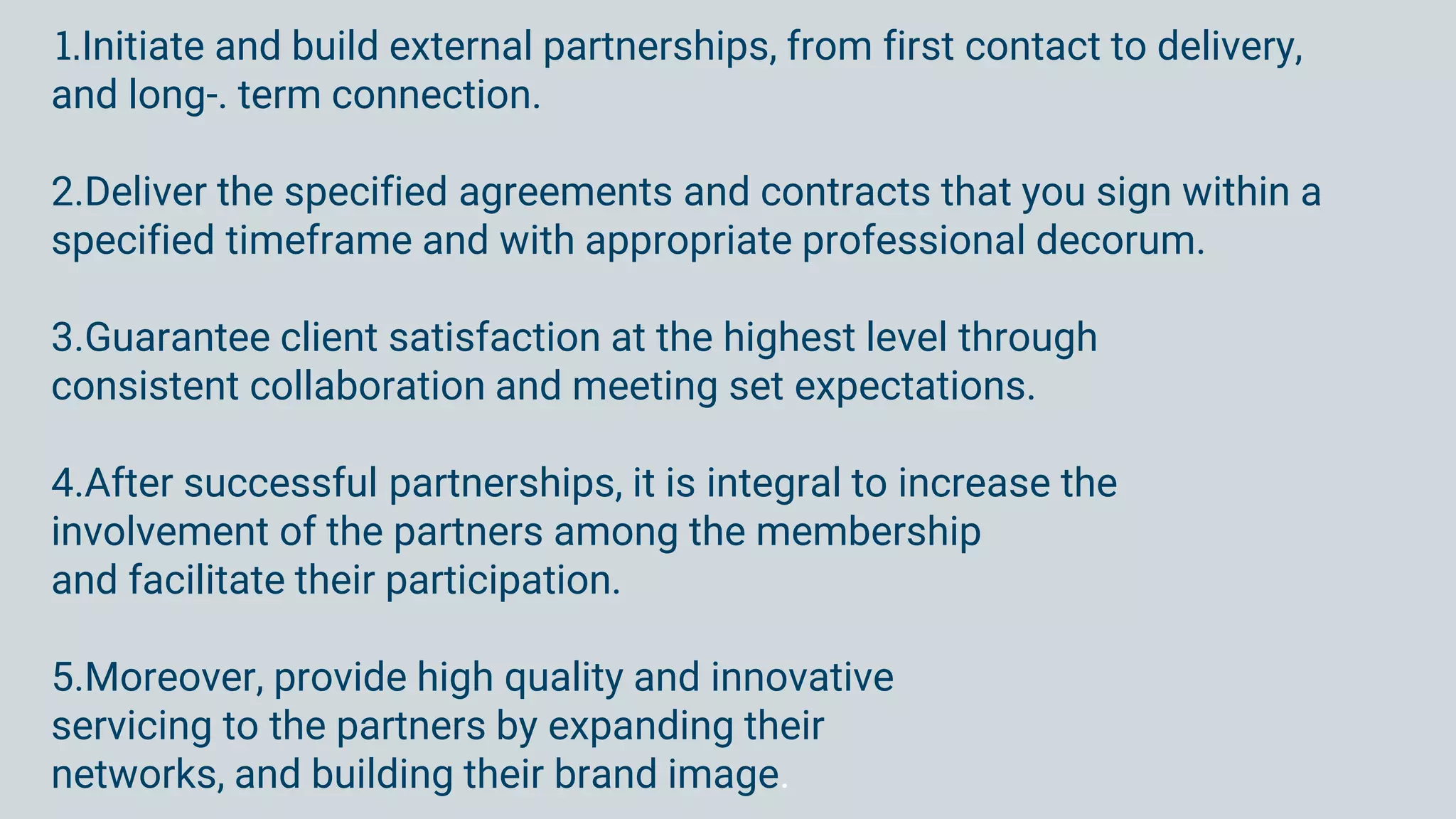 Partnership management | PPTX