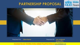 Partnership Proposal PowerPoint Presentation Slides | PPT
