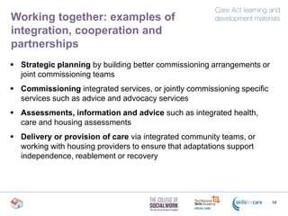 Partnerships Working in Health and Social Care | PPTX